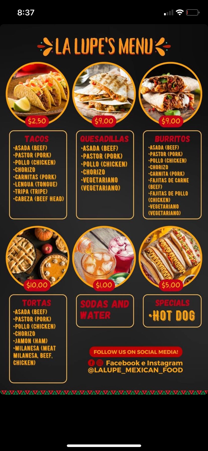 La Lupe Food Truck - Salt Lake City - Roaming Hunger